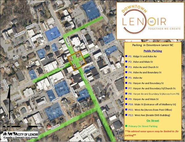 Get Here – Downtown Lenoir