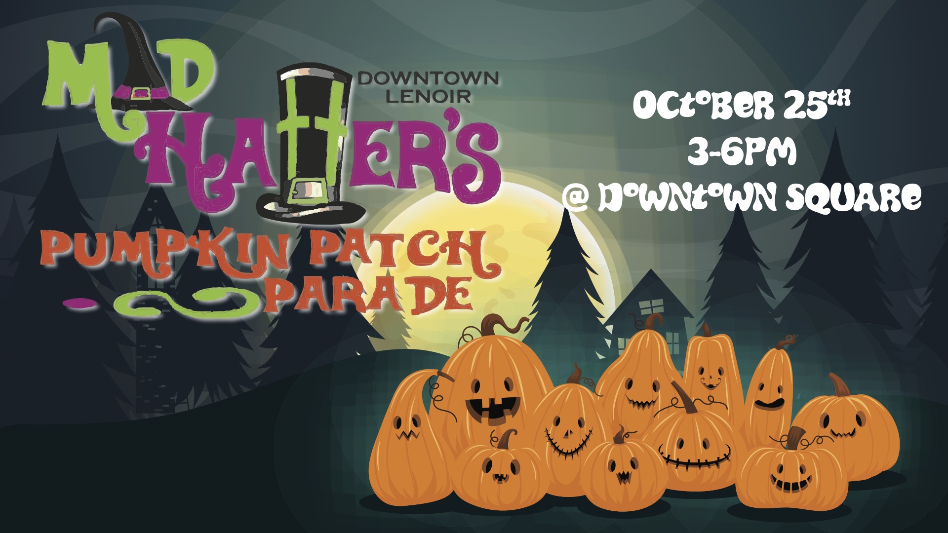Mad Hatter Pumpkin Patch Parade – Downtown Lenoir