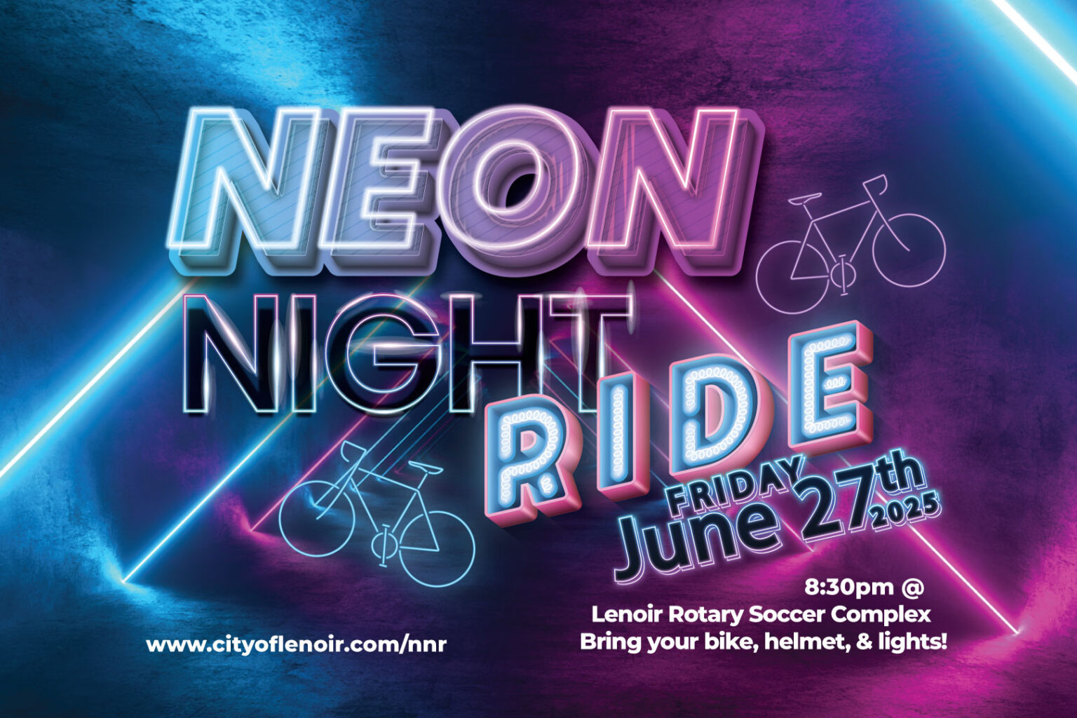 2025 Neon Night Ride – Downtown Lenoir